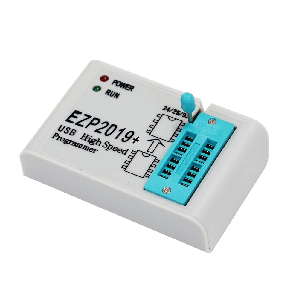 Weytoll EZP2019 High Speed USB SPI Programmer, 25 FLASH, 24/25/93 EEPROM, with 12 Sockets Adapters WIN7&WIN8