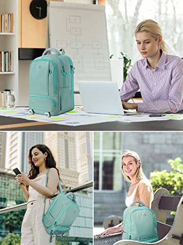 MATEIN 17 in Laptop Backpack & 15.6 inch Travel Laptop Backpack Women Lightweight TSA Computer Backpacks with Luggage Strap,Durable Work Gym School BookBag Carry on DayPack, Gift for Teacher N
