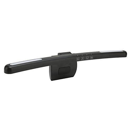 Weojeviy Computer Monitor Lamp 5V 1A Asymmetric Optical Touch Dimming Screen Monitor Light Bar with 7 Color RGB for Curved Screen