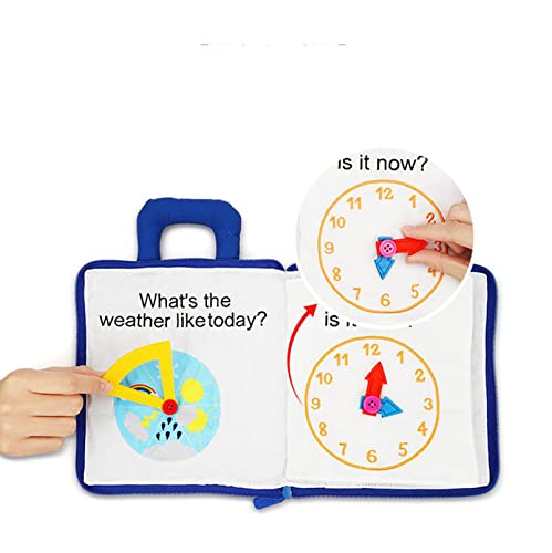 SinoArts Life Knowledge Pop-Up Book Toys, Montessori Early Education Educational Toys, Polyester Fiber Material, Suitable for 1~3 Years Old