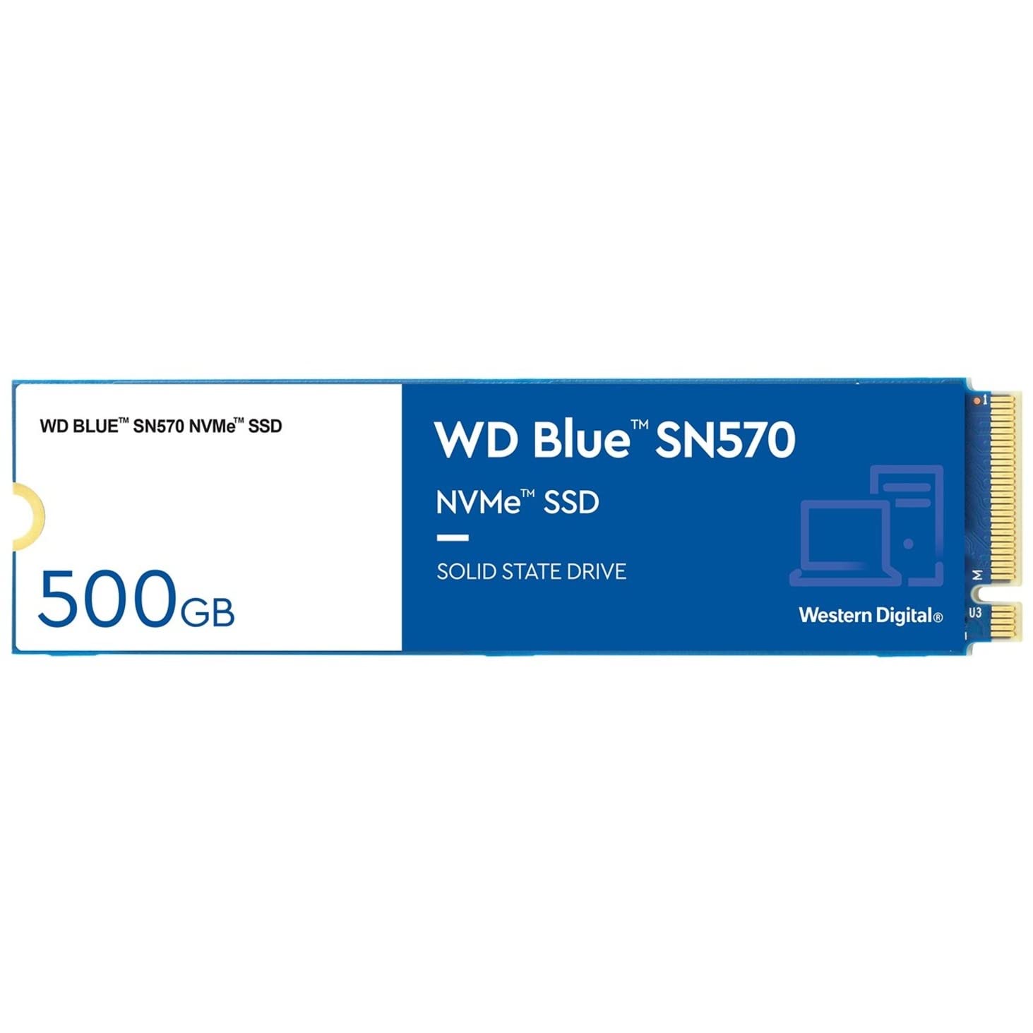 Western Digital 1TB WD Blue SN570 NVMe Internal Solid State Drive SSD & 500GB WD Blue SA510 SATA Internal Solid State Drive SSD & 500GB WD Blue SN570 NVMe Internal Solid State Drive SSD