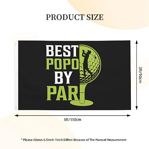 IMEEGIEN Best Popo By Par Flag 3x5 Ft Double-Sided Outdoor Decoration Banner Durable Home Yard Flags Polyester Welcome Flag