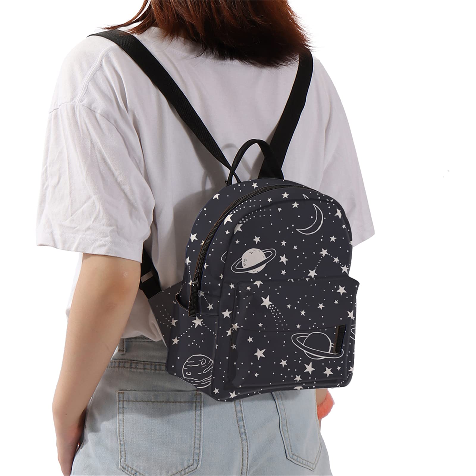 LOOMILOO Mini Backpack for Girls, Cute Small 3D Printed Bookpacks Durable Waterproof Polyester Purse Kavaii Bags for Women,Teen,Kids,Todders (29)