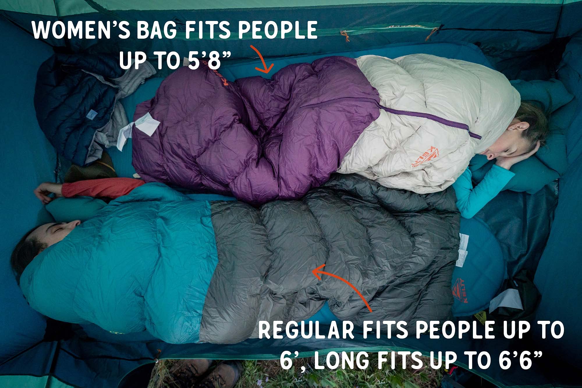 Kelty Galactic 30 Degree Down Sleeping Bag, Packed with Lightweight 550 Fill Down, Anti-snag Zipper, Cinch Cord & More for Men and Women, Regular