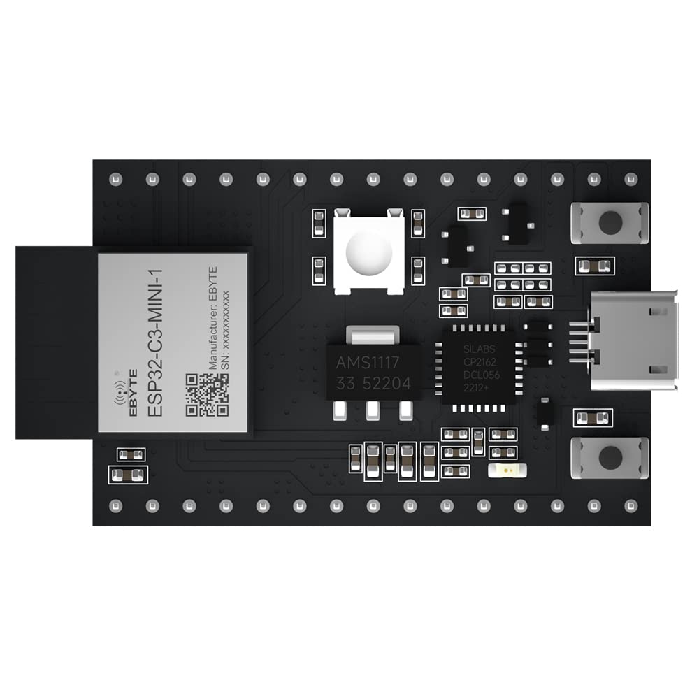 Test Kits for ESP32 ESP32-C3 2.4G WiFi Module ESP32-c3-mini-1 Dual Core Mcu Lower Power 20dbm 400m esp32 SOC PCB Antenna for Wearables and IoT Devices