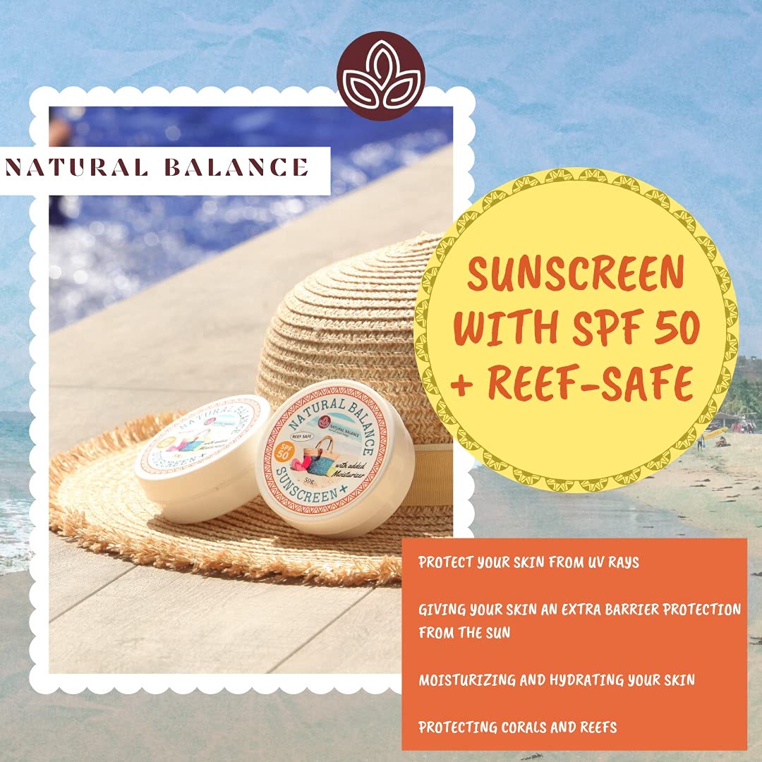 Natural Balance Sunscreen with SPF 50