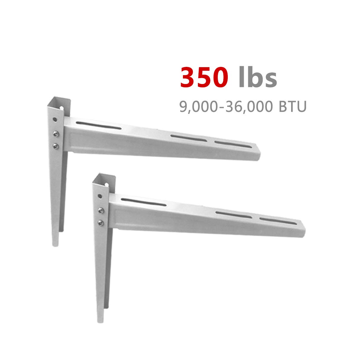 LBG Products Universal Heavy Duty Outdoor Wall Mounting Bracket for Ductless Mini Split Air Conditioner Condenser Unit,Heat Pump Systems, Support up to 350lbs( 9000-36000BTU)