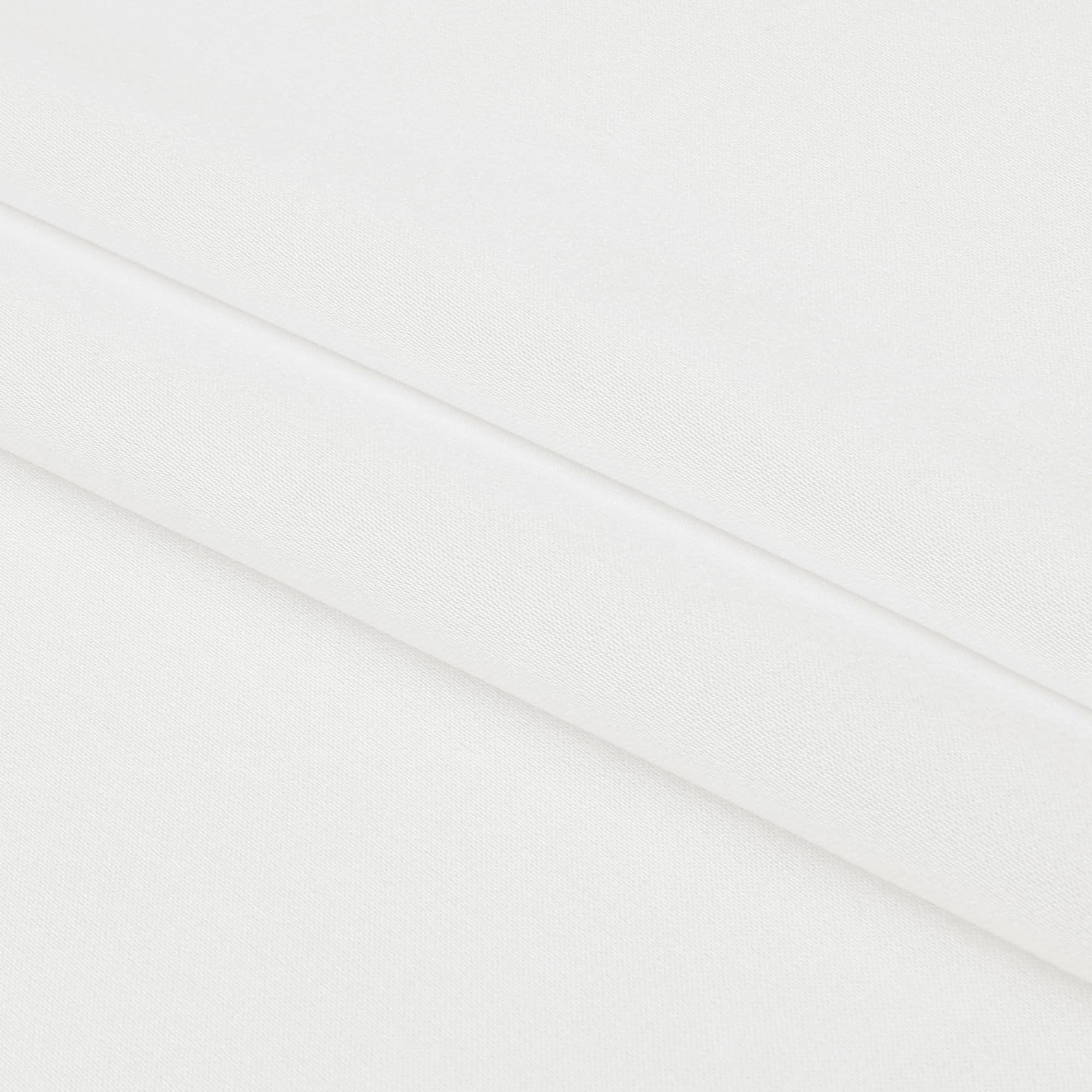 uxcell Satin Pillowcase for Hair and Skin with Hidden Zipper, Breathable and Soft Pillow Case with Sleep Mask, Set of 2 King (20"x36") White