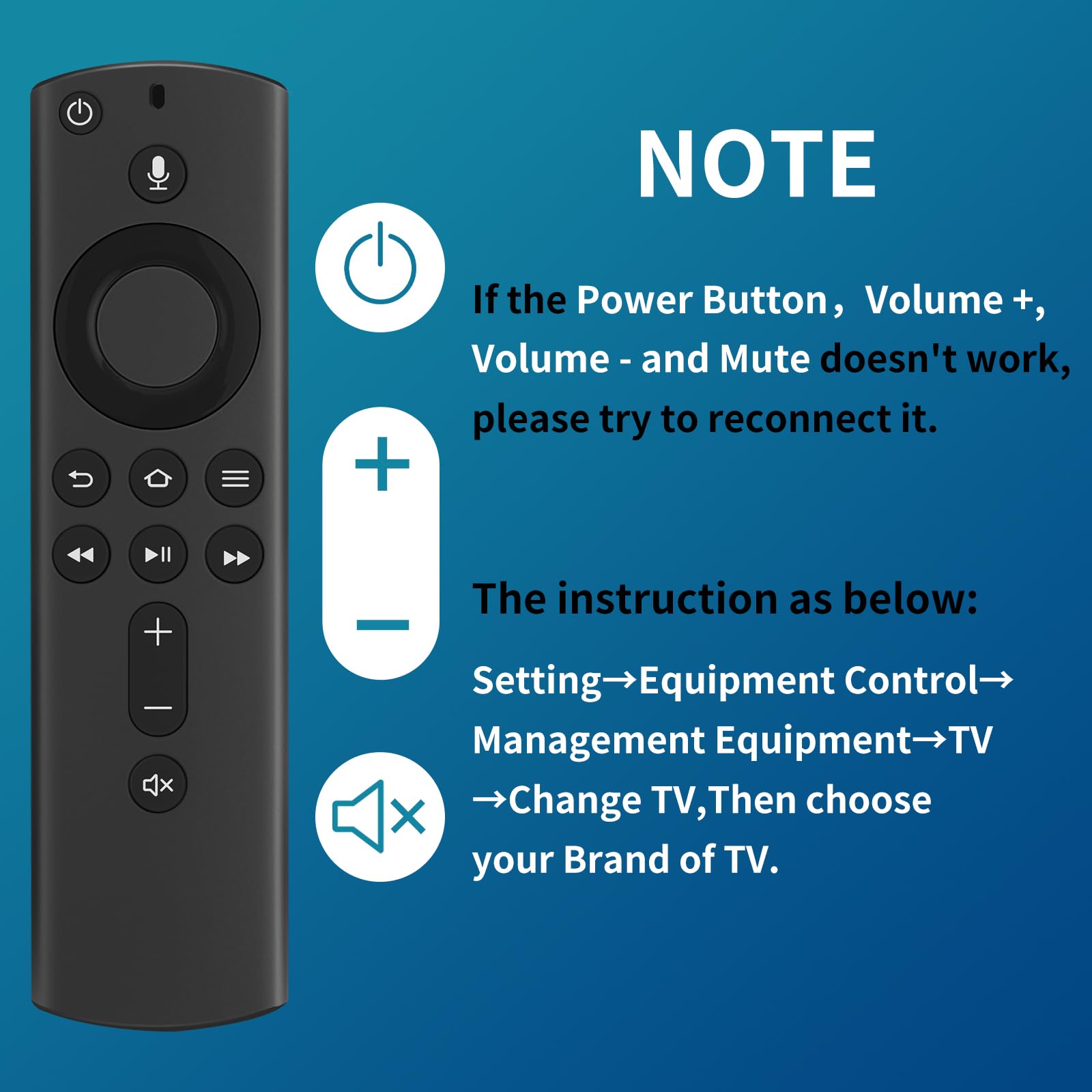 L5B83H (2nd Gen) Voice Replacement Remote Control Fit for Smart TV Stick 2nd Gen, Smart TV Cube 2nd Gen, 1st Gen Smart TV Cube, Fit for Smart TV Stick 4K, Smart TV Stick Lite, 3rd Gen Smart TV