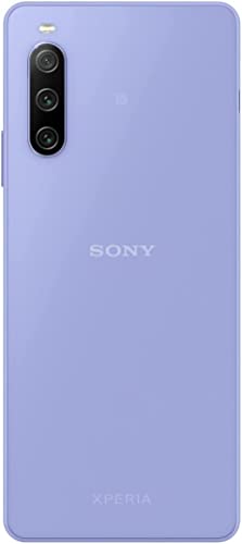 Sony Xperia 10 IV XQ-CC72 5G Dual SIM 128GB 6GB RAM Factory Unlocked (GSM Only | No CDMA - not Compatible with Verizon/Sprint) β Lavender