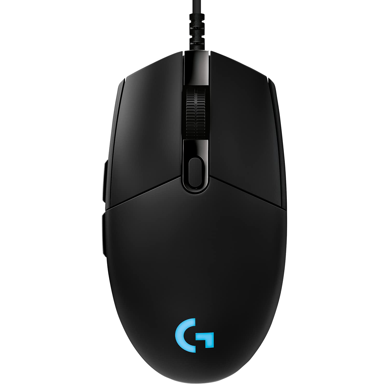 Logitech G PRO Wired Gaming Mouse, Hero 16K Sensor, 16000 DPI, RGB, Ultra Lightweight, 6 Programmable Buttons, On-Board Memory, Built for Esport, Compatible with PC/Mac - Black