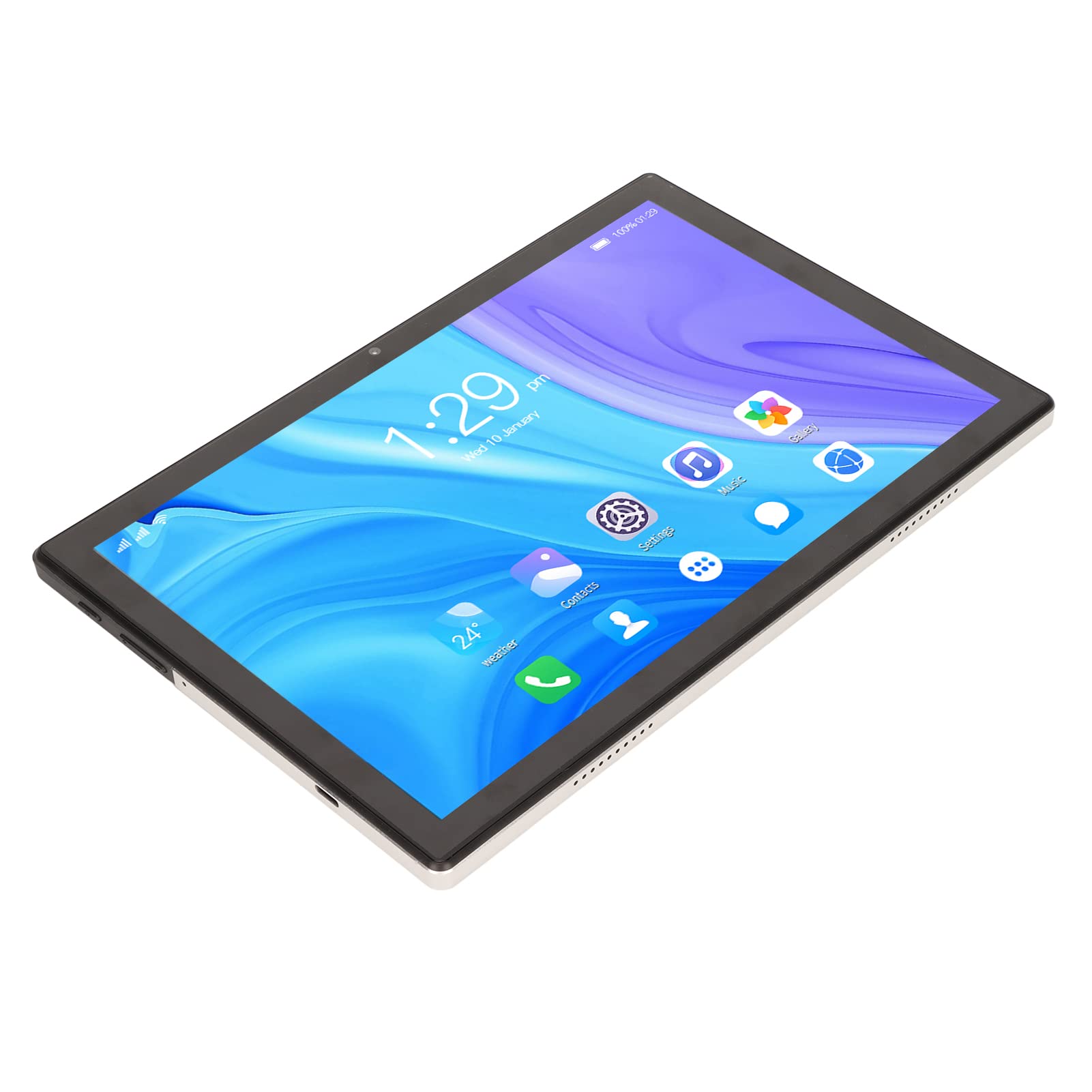 Portable Tablet, 10 Inch Tablet Octa Core CPU Processor for Home for Travel (US Plug)
