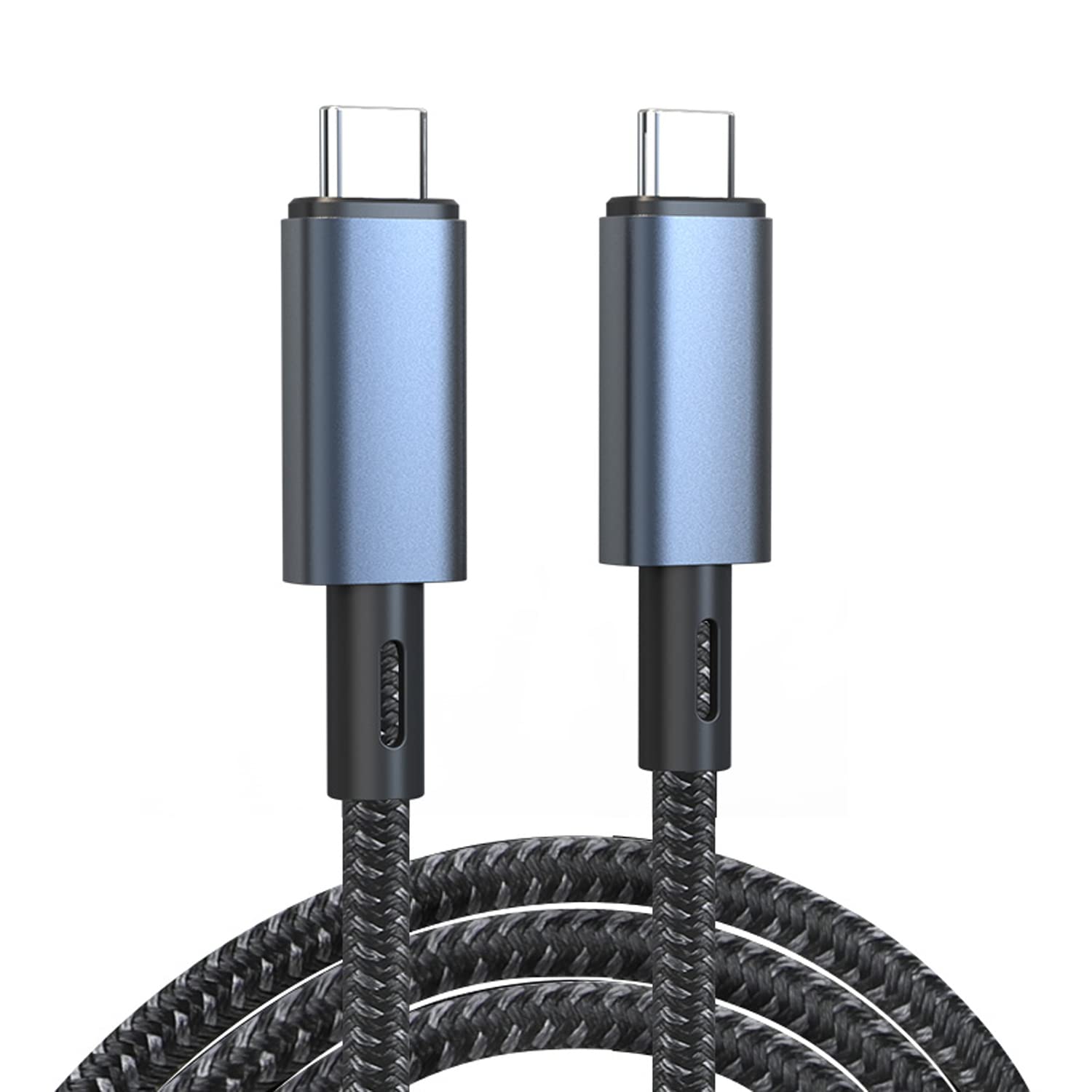Thunderbolt 4 Cable 3.3 ft Thunderbolt Certified, Supports 240W Charging/8K Video 40Gbps USB C to USB C Cable,Compatible with MacBooks, HUB,Docking,External SSD, Dell, iPad Air 4, iPad Pro 2020,