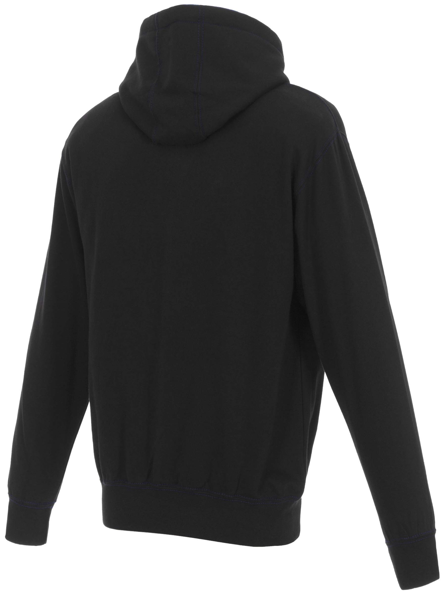 JH DESIGN GROUP Men's Ford Mustang Pullover Hoodie USA Logo Sweatshirt (Small, Black - Blue)