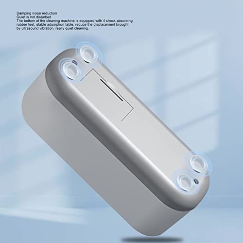 Ultrasound er, Suction Cups Easy to Carry Easy Operation 360 Degree Rinse Ultrasound Glasses er for Rings