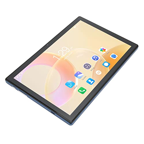 MAVIS LAVEN 10 Inch Tablet, Dual Camera Tablet PC IPS Screen Blue for School (US Plug)