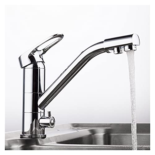 RTYUIE Kitchen Faucet Countertop Installation Faucet 360 Degree Rotation with Water Purification Function Easy Installation and Smooth Water Flow