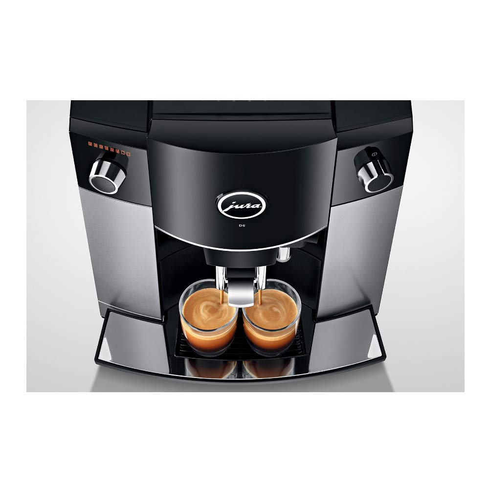 Jura D6 Automatic Coffee Machine 15216 Platinum