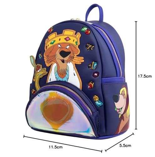 Loungefly Robin Hood Mini-Backpack, Multicolor,WDBK1816