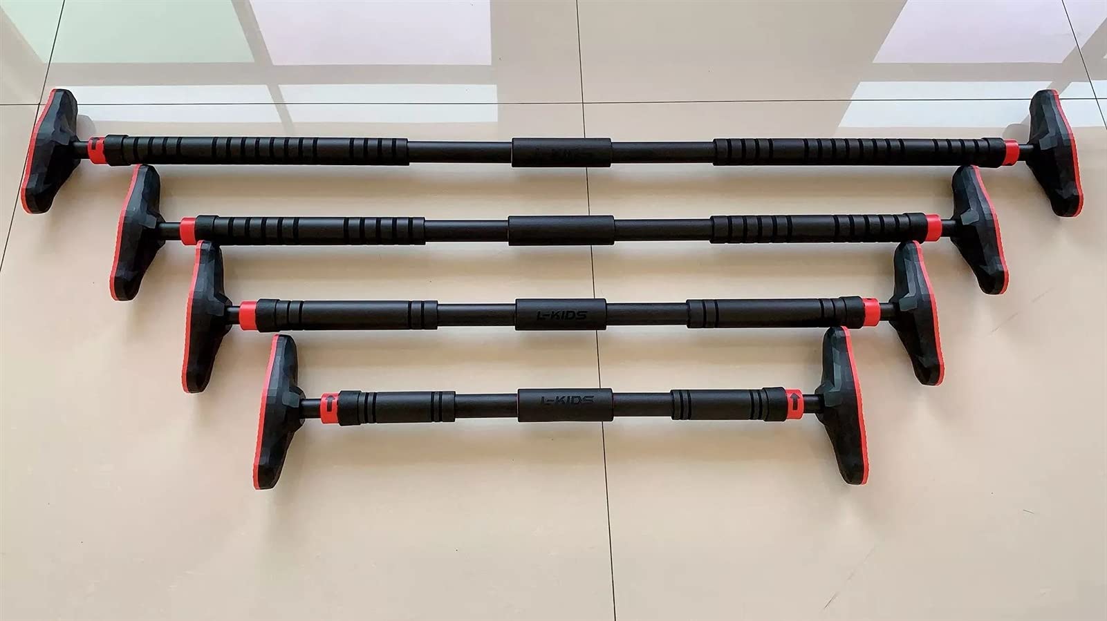 LUYIYI Home Pulling Bar, Adjustable Stainless Steel Fitness Equipment, Gym Bar, Extended Base, Horizontal Bars (Size : 85-115 cm)