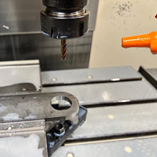 sisona 1/2" Square Nose Carbide End Mill Bits - 4 Flutes,1/2" Diamter,3'' Overall Length - Sharpness,Durable,Smooth Cutting