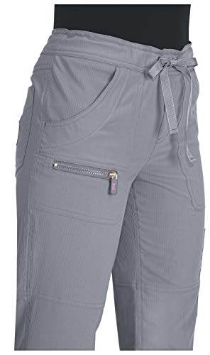 KOI 721 Women's Peace Pant (Platinum Grey, Large)