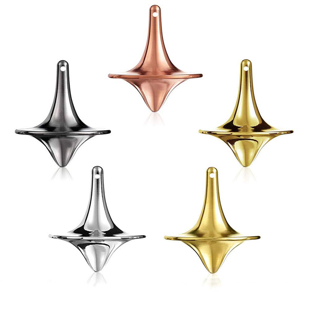Spinning Top Funny Decor Toys Great Accurate Gift No Resistance Magic Gyroscope(Gold)