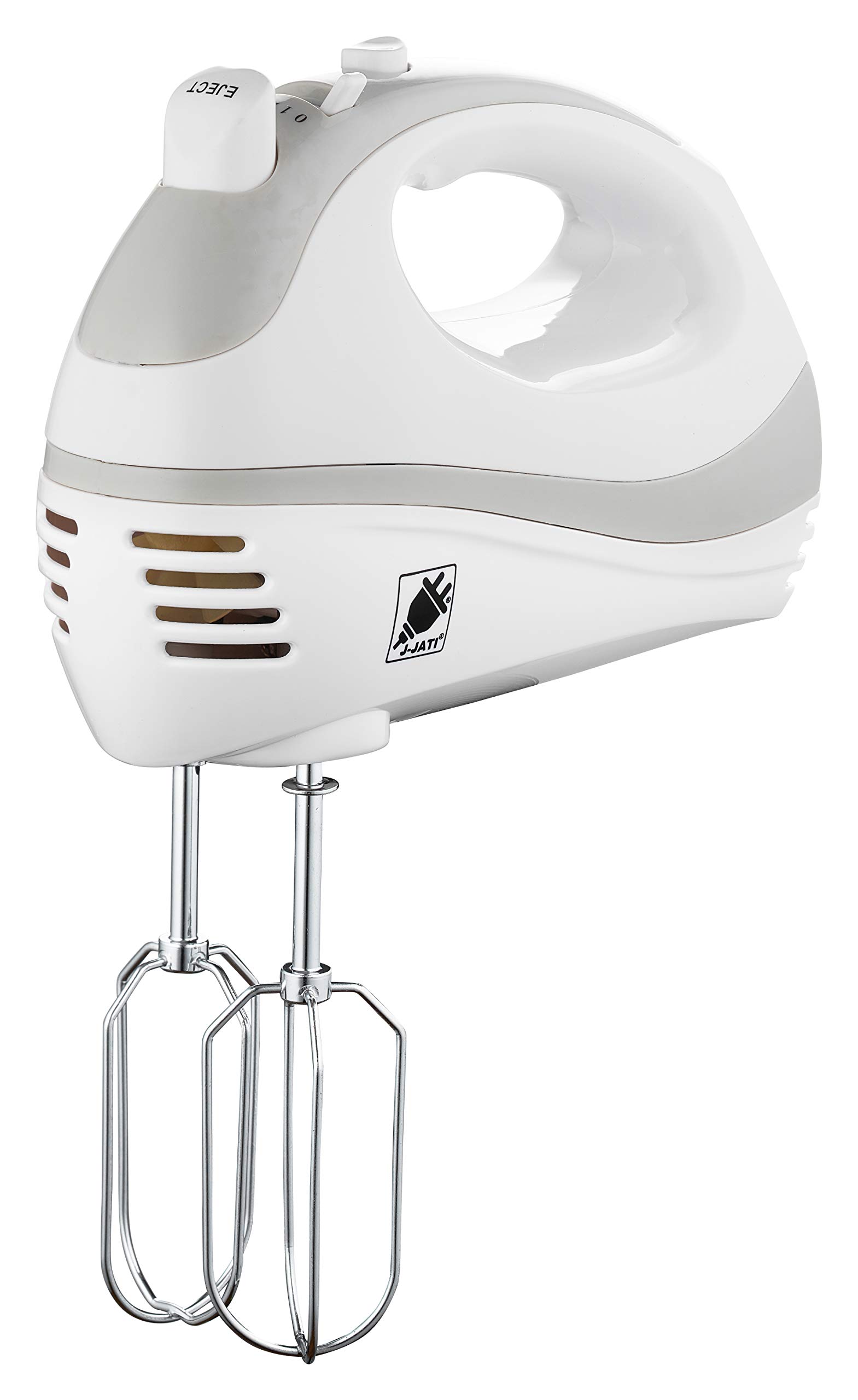 J-Jati Cake Mixer Hand Mixer Electric Cake Beater 5 Speed Powerful Handheld Mixer Food, with Turbo and Easy Eject Button, Beaters and Dough Hooks included Whipping Batter (Black)