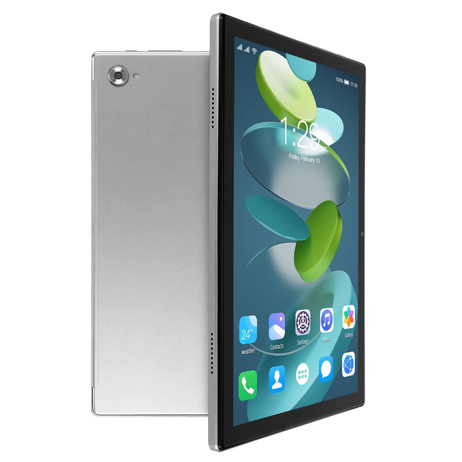 MAVIS LAVEN Gaming Tablet, HD Tablet 10.1in FHD 8GB RAM 256GB ROM Aluminium Alloy Octa Core CPU for Family (US Plug)