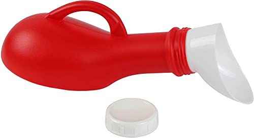 Trenton Gifts Portable Urinal - Convenient Travel Toilet for Camping, Spill-Proof Urine Bottle for Men, Women and Seniors, Ideal for Camping Potty Needs, Durable Camp Toilet