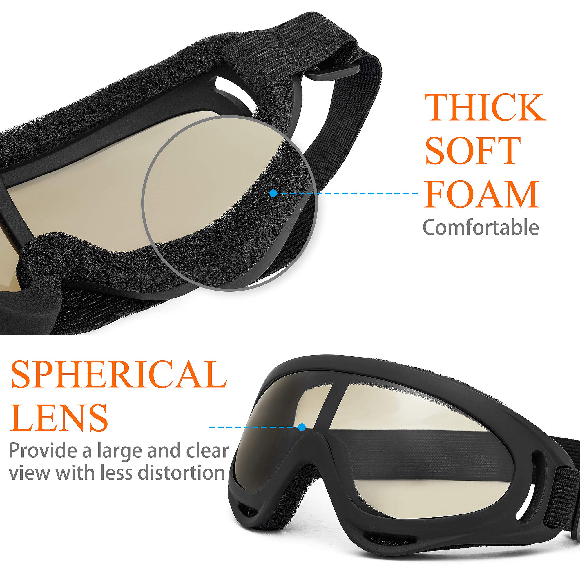 Lelinta Ski Goggles Snowboard Goggles for Men Women & Youth, Snow Goggle