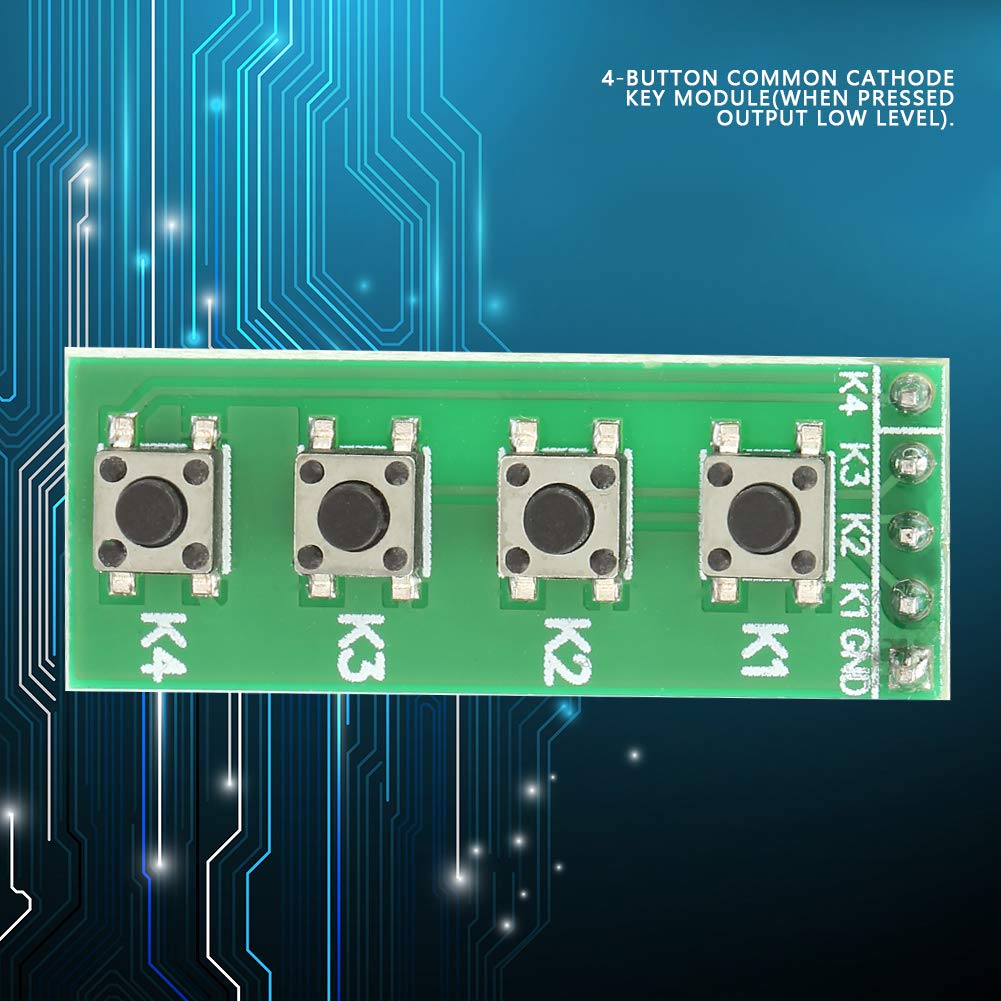 Universal 4 Key Push Button Switch Module Key1 to Key4 Keyboard Board Precision for CPU