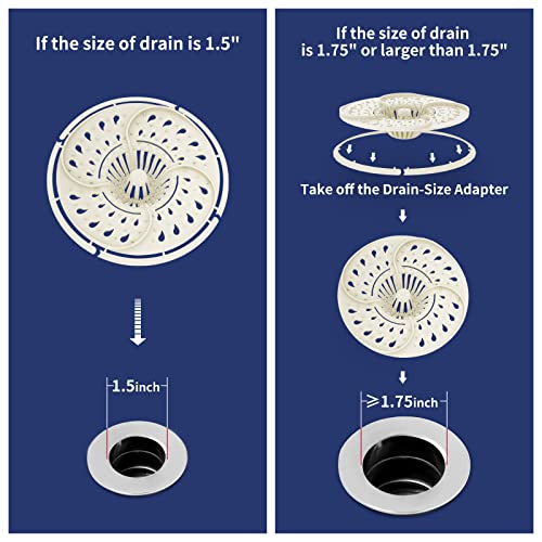 Siwano,12 Pack, Disposable Shower Drain Hair Catcher/ Stopper/ Strainer/ Snare/Trap, Clog Prevention, Bathtub Drain Protector for Bathtub & Bathroom, No Need to Clean (Patent Pending Product)