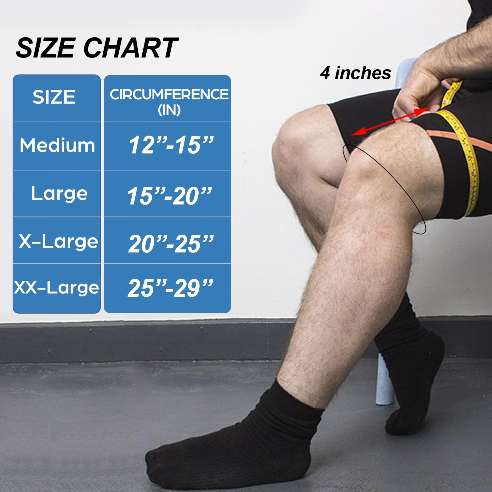 NEENCA Hinged Knee Brace with Side Stabilizers for Maximum Support, Open Patella Compression Knee Support for Meniscus Tear, ACL, PCL, MCL, Joint Pain Relief, Injury Recovery