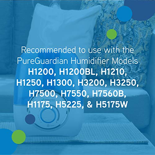 PureGuardian FLTDC20 Humidifier Demineralization Filter, Cartridge #2, 700 Hrs. Run Time, Prevents Release of Minerals Into Air, Fights White Dust, Easy Application to PureGuardian Humidifier