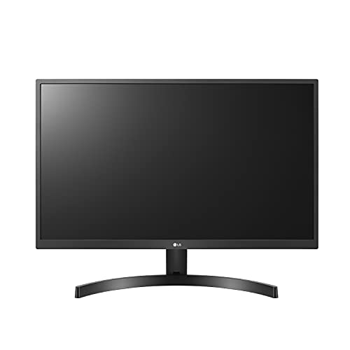 LG 27UK500-B Monitor 27โ UltraFine (3840 x 2160) IPS Display, AMD FreeSync Technology, sRGB 98% Color Gamut, HDR 10, OnScreen Control, Wall Mountable - Black
