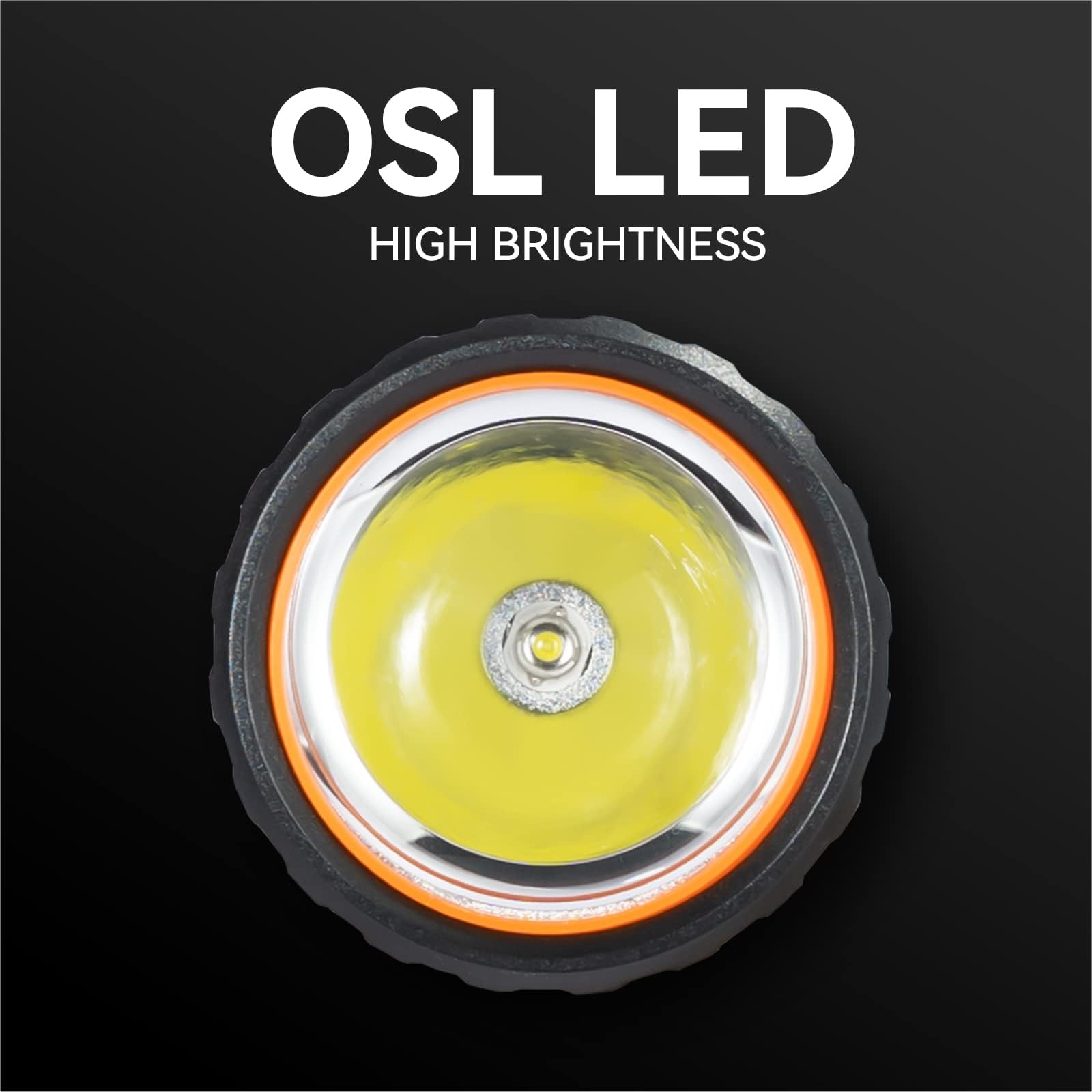 BeyondNice Multifunctional LED Flashlight, Mobile Power Supply for Phone Charging, Long Press to Control Brightness, 1200 lumens, 3 Modes and COB Side Lights, Portable Waterproof Lighting