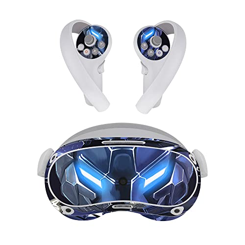 Stickers Skin for VR Glasses Headset and Controller Stickers, Vinyl Decal Skin for VR Glasses , PC Gaming Virtual Reality Headset Protective Decal Accessories (B)