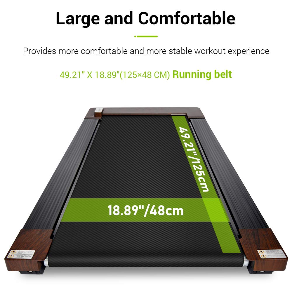 OneTwoFit Folding Treadmill with 7.46 MPH Max Speed/Space Saving/Fixed Incline,Electric Treadmill with 264 lbs High Weight Capacity for Home Office Use Exercise Walking Machine OT178