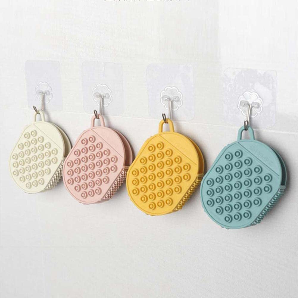 TPE Antibacterial Bath Exfoliating Cleansing Brush Soft Skin-friendly Back Scrub Body Deep Cleansing Massage Brush Bathing lotion aloofa scrub back, tool,jet rotating cleaner body, sponges,men