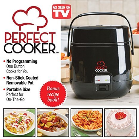 Perfect Cooker (3 Cup, Black)