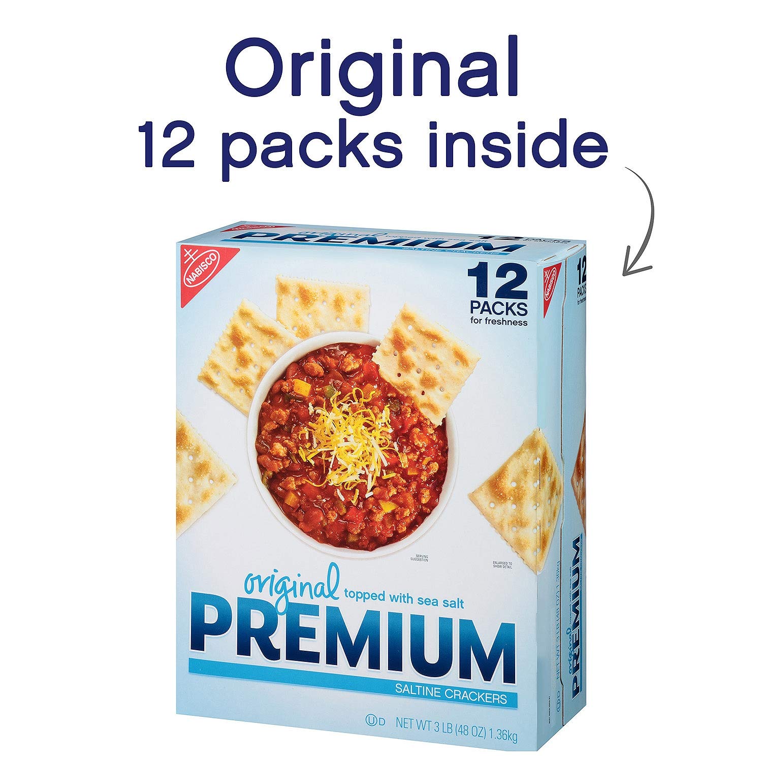 Nabisco Original Premium Saltine Crackers, 48 oz