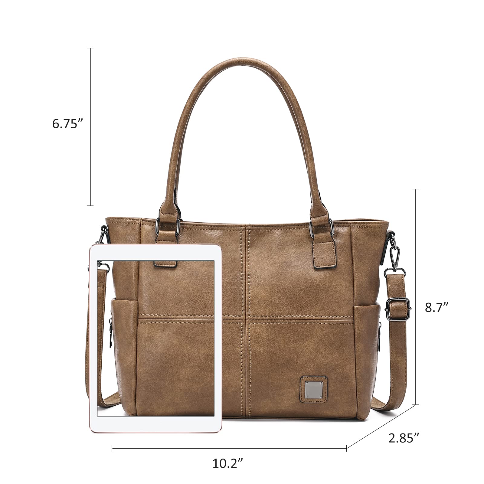 Pursess for Women,Soft PU Leather Handbags ,Large Capacity Purse, Fashion Crossbody Bags, Top Handle Satchel