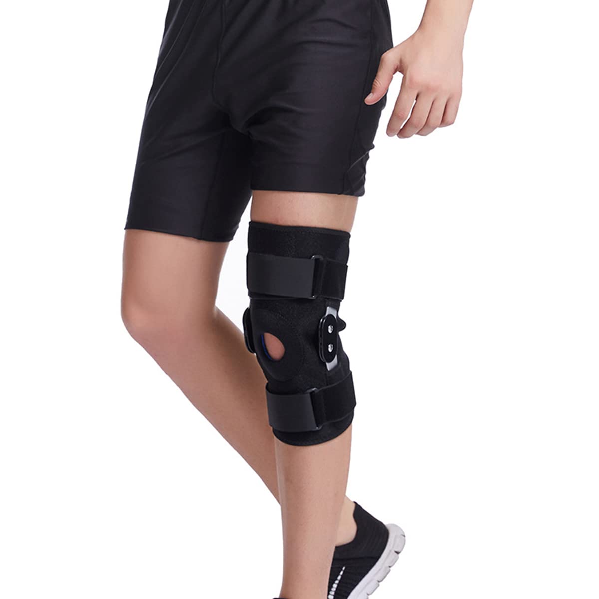 N A Decompression Knee Brace, Adjustable Knee Support Wrap, Pain Relief Swelling and Inflammation, for Knee Pain, Arthritis, ACL,PCL, Meniscus Tear, Injuries/Post OP Recovery,Large