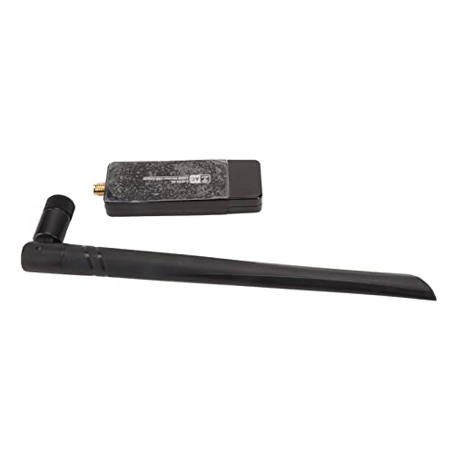 WiFi Adapter, Compact Portable 1200M Convenient Practical Dual Band ABS Material Wireless Network Card 16dBm FR Power for Home