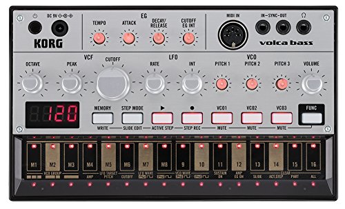 Korg Volca Drum Digital Percussion Synthesizer Bundle with Power Supply and Austin Bazaar Polishing Cloth