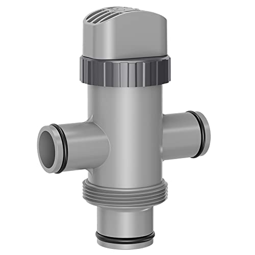 SHAPON Dual Split Hose Plunger Valve Compatible with Intex Pool Parts and Accessories Replacement for Above Ground Swimming Pool and Pool Filter Pump (1 Pack)