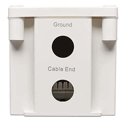 Tripp Lite Outdoor in-Line Power Over Ethernet PoE Surge Protector, Cat5e Cat6 & Cat6a, Up to 1 Gigabit per Second, 110 Punch Down, IP68 Dust & Water Resistant, 2-Year Warranty (B110-SP-CAT-OD2)