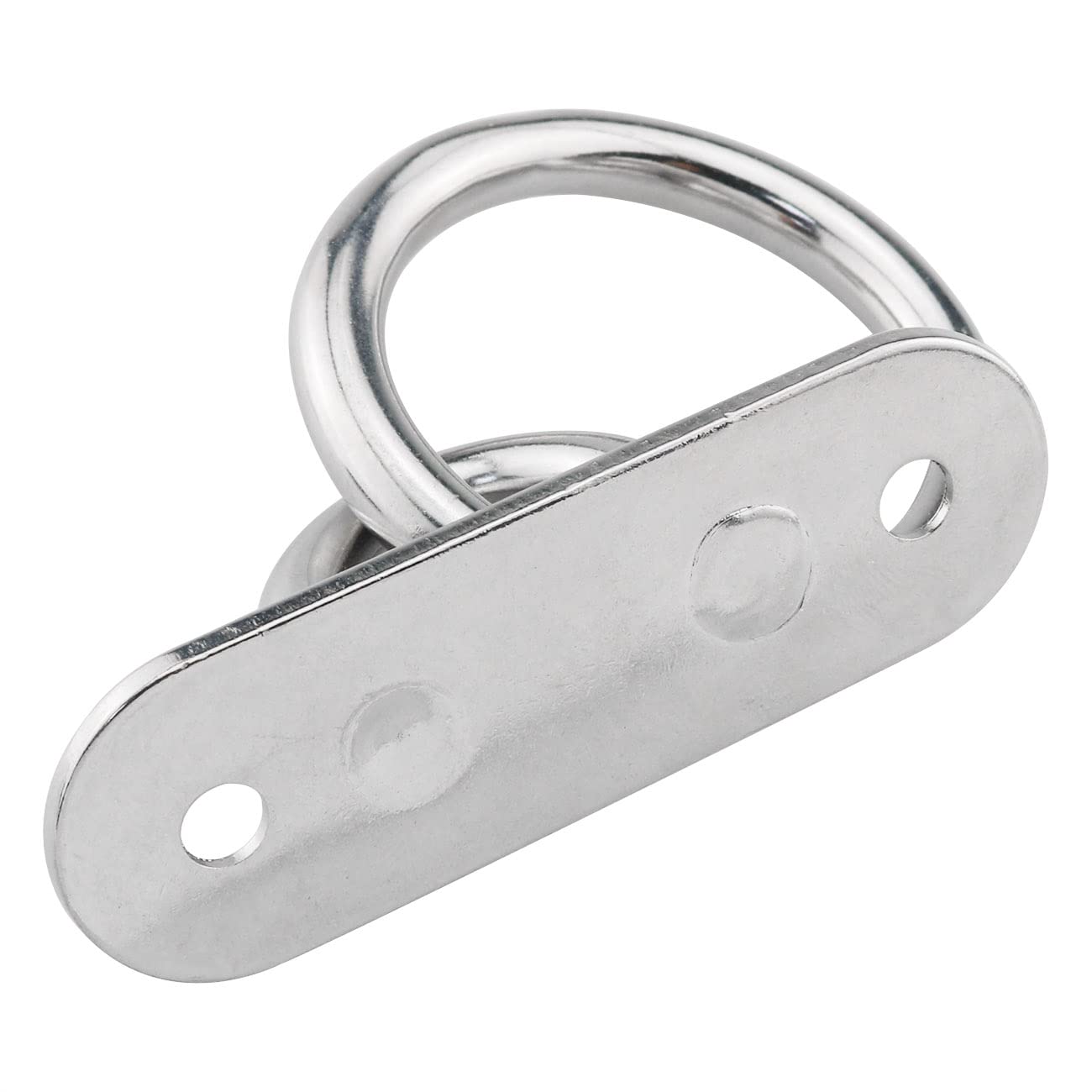 WHYHKJ M8 Stainless Steel Eye Pad Plate Ceiling Hook Wall Mount Hook Heavy Duty for Hanging Suspension Training Straps, Marine Deck Hardware, Yoga Swings Hammocks, Boat Rigging