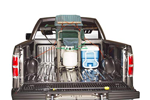 LoopRope | Bungee Cord Tie Down System | Adjustable Cargo Strap | Knot Free | Truck, RV, ATV, Camping,Outdoor Accessory, Multipurpose | Loop, Clip and Go | 5 Feet (Black)